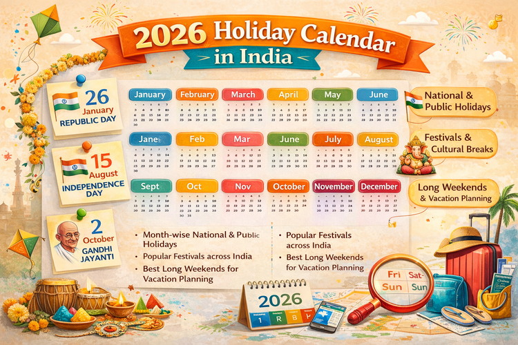 List of holidays 2026 in India: Complete public and National holiday g ...