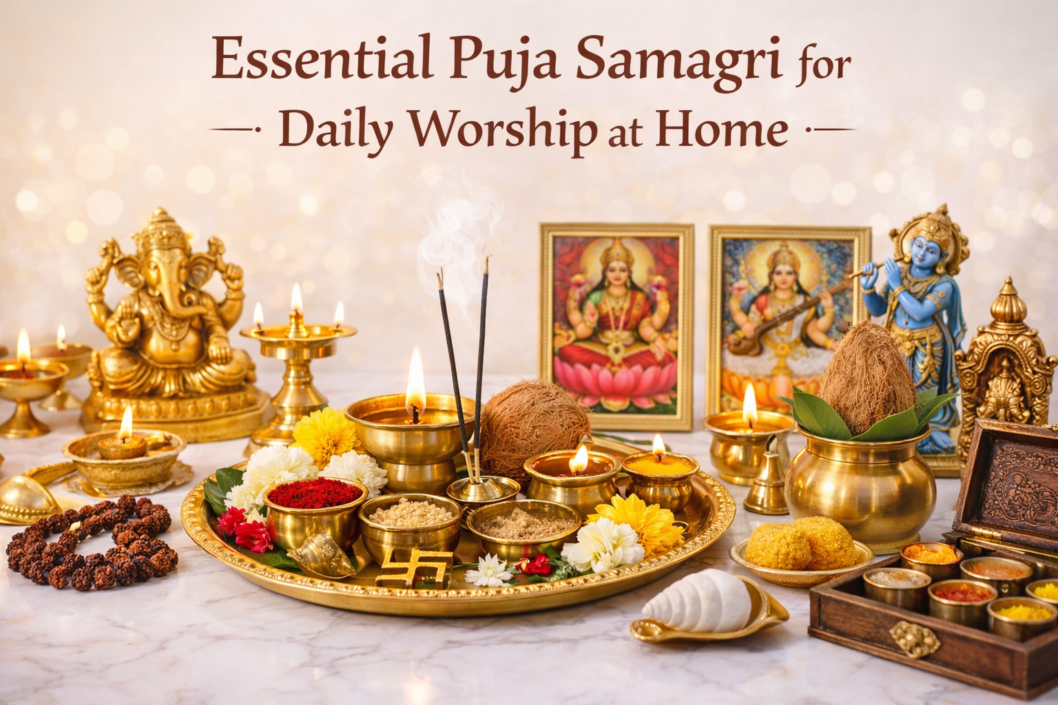 Essential Puja Samagri for Daily Worship at Home – Pujalane