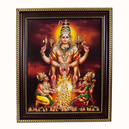 Kala Bhairava Photo Frame | Bhairava Swamy Wall Frame – Pujalane