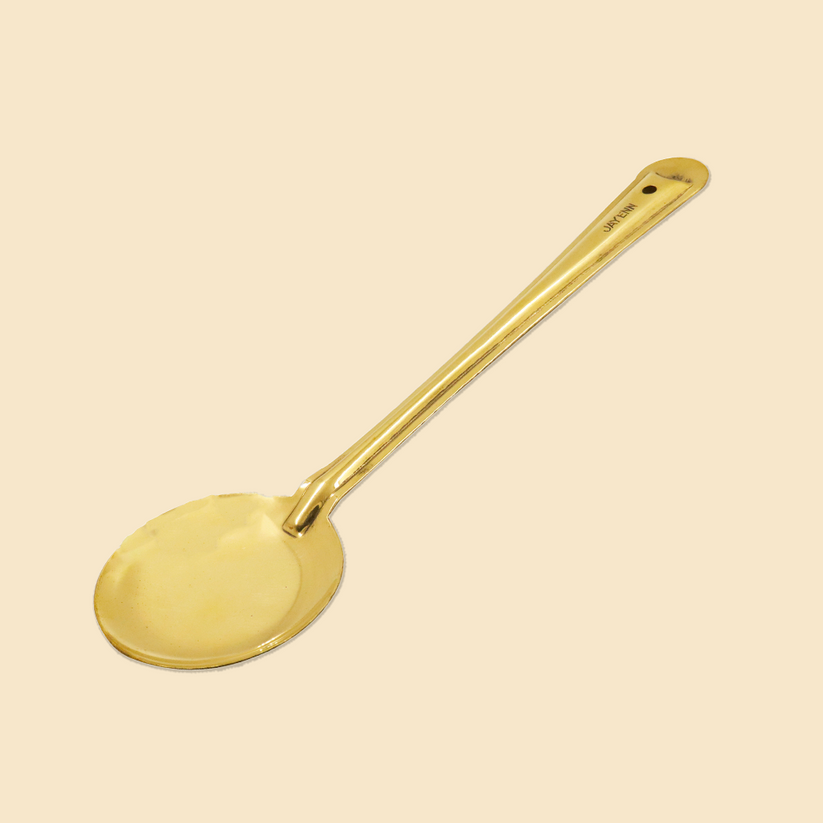 Brass Round Karandi (Saute Ladle) – Pujalane