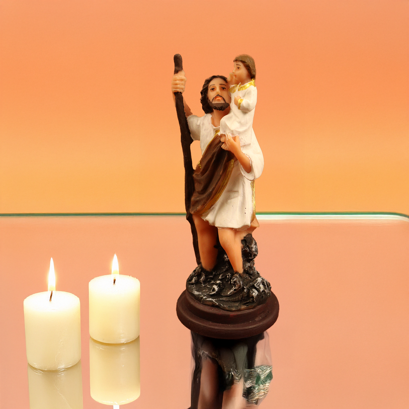 Saint Christopher with Stick (Sant Christopher Danda) – Pujalane