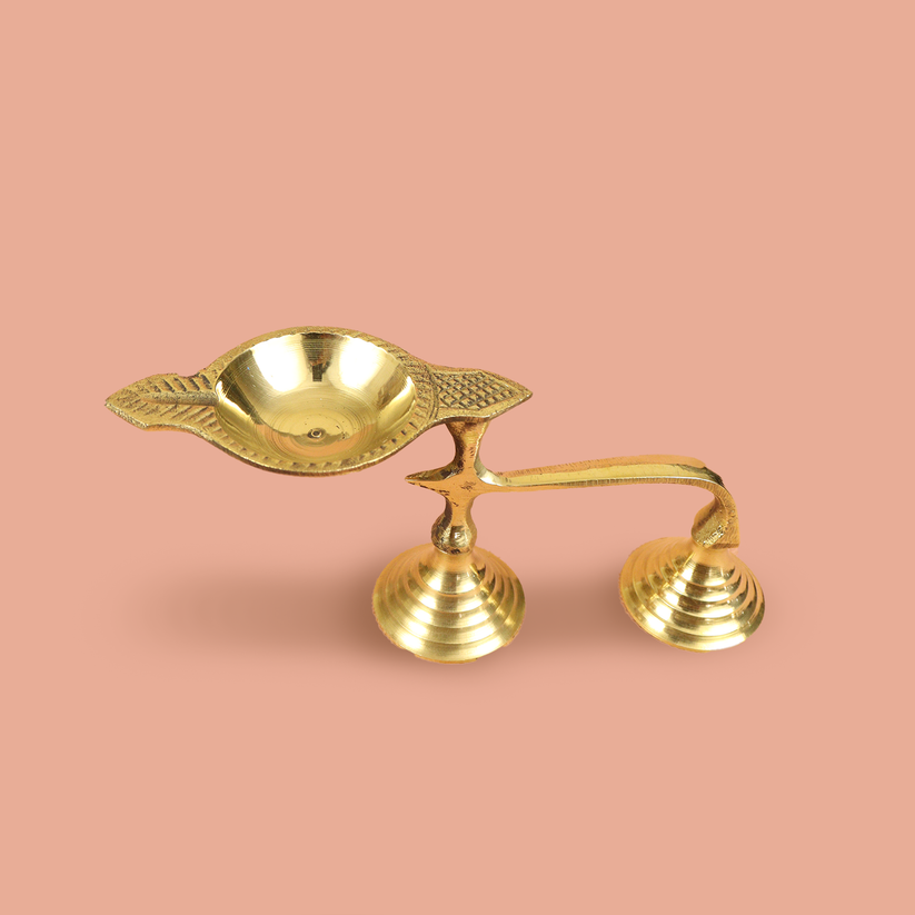 Buy Single Face Karpoor Diya Brass Camphor Burner – Pujalane