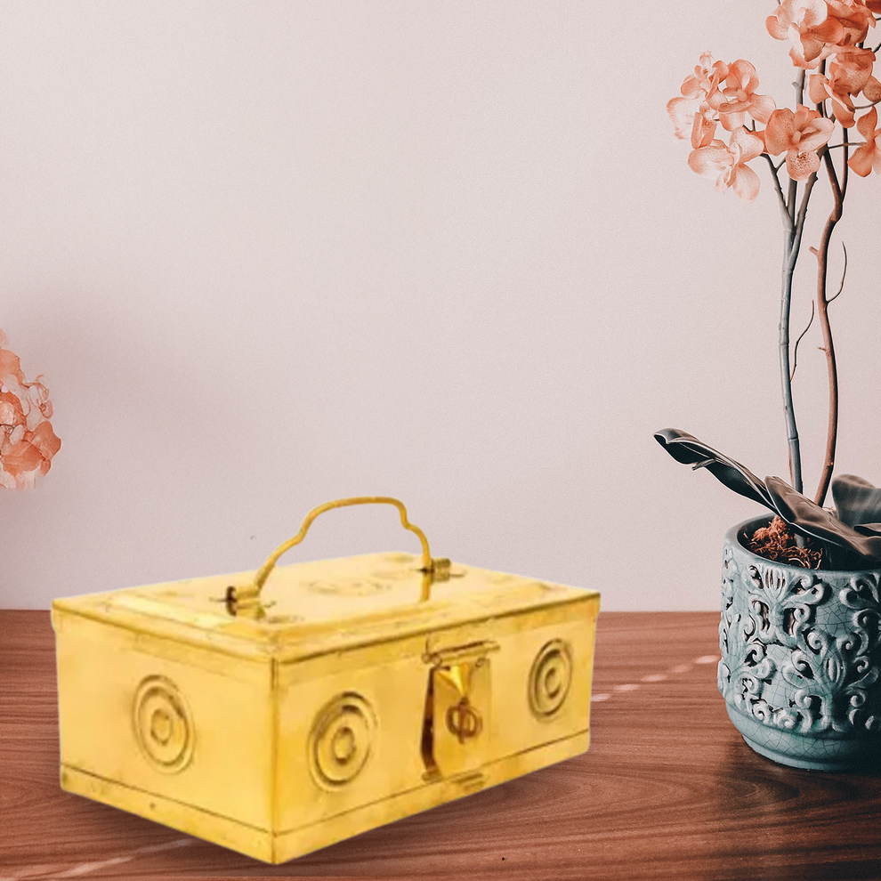 Elegant Brass Betel Box: A Durable and Culturally Significant Container ...