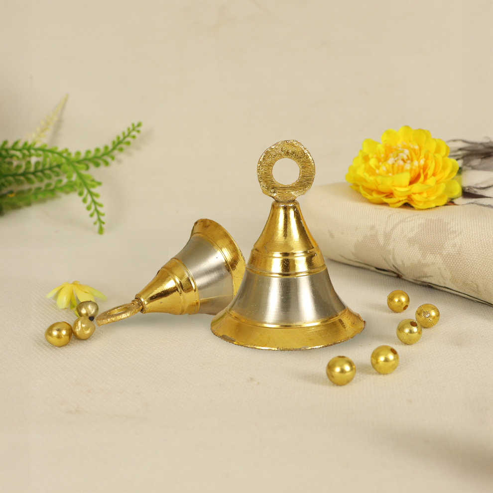Buy Two-Color Pooja Bell - Elegant & Auspicious – Pujalane