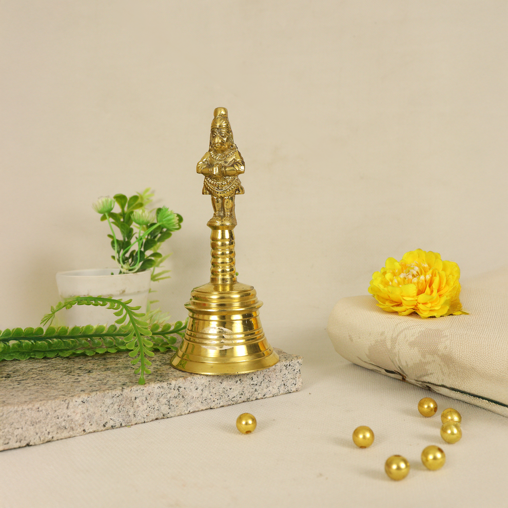Buy Brass Hanuman Bell - Decorative & Spiritual – Pujalane